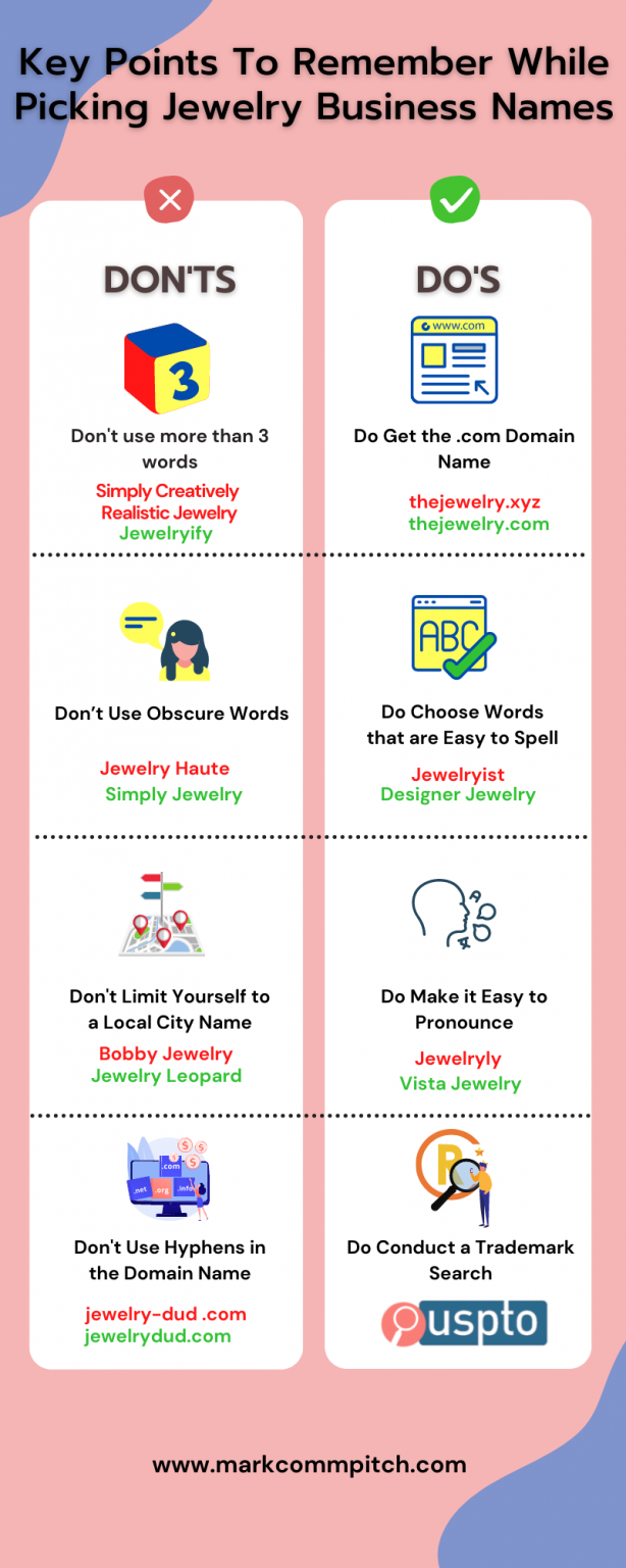 500 Unique And Cool Jewelry Business Names