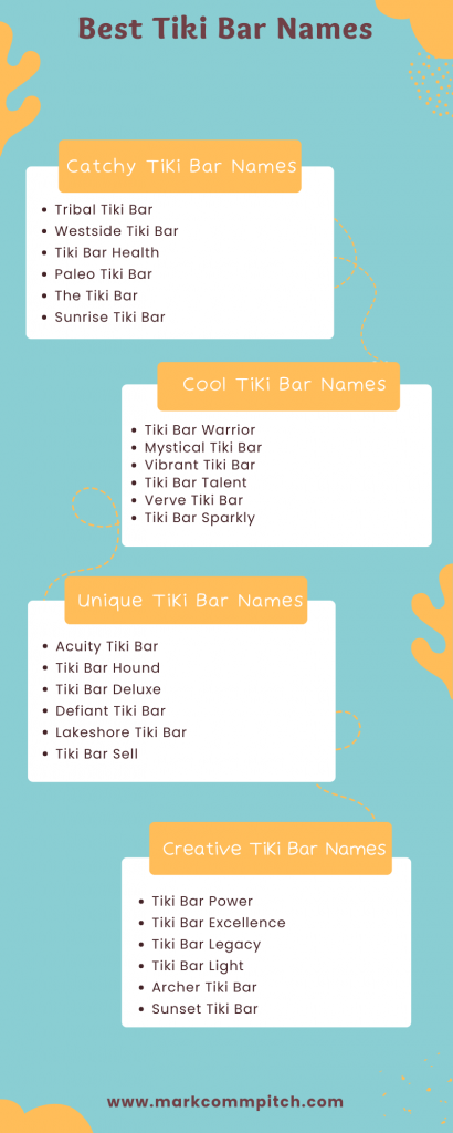 450 Tiki Bar Name Ideas, Catchy & Unique Tiki Business Names
