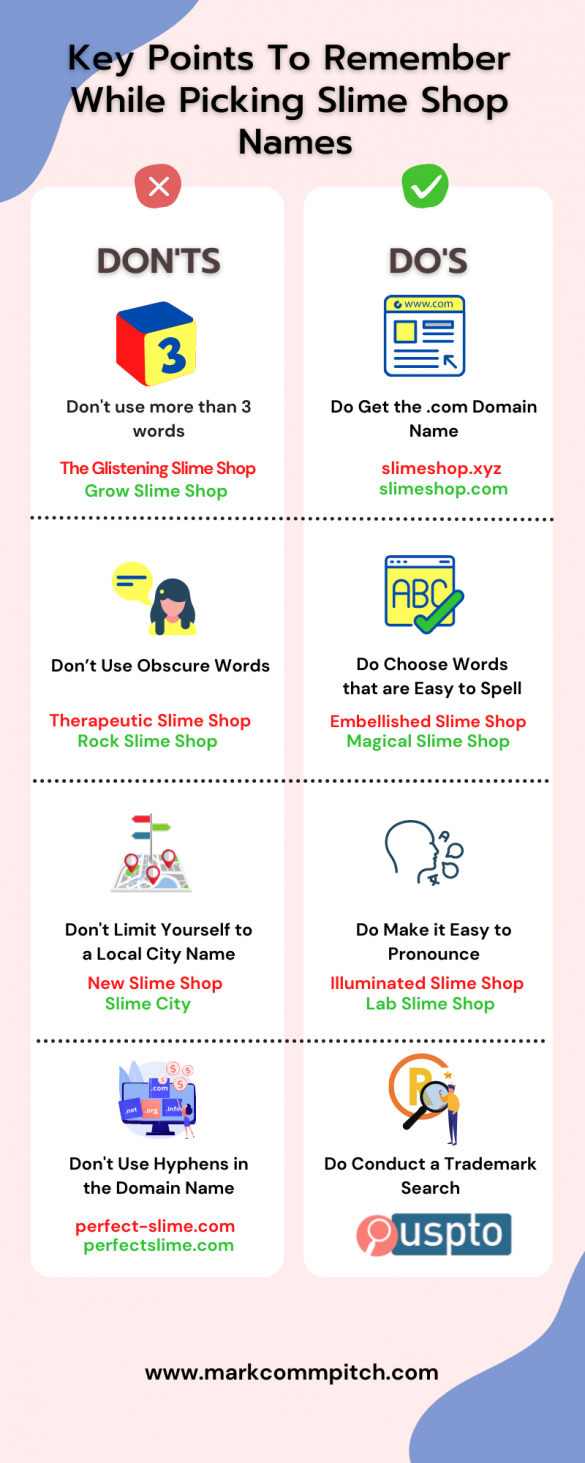 600 Cute and Catchy Slime Shop Names