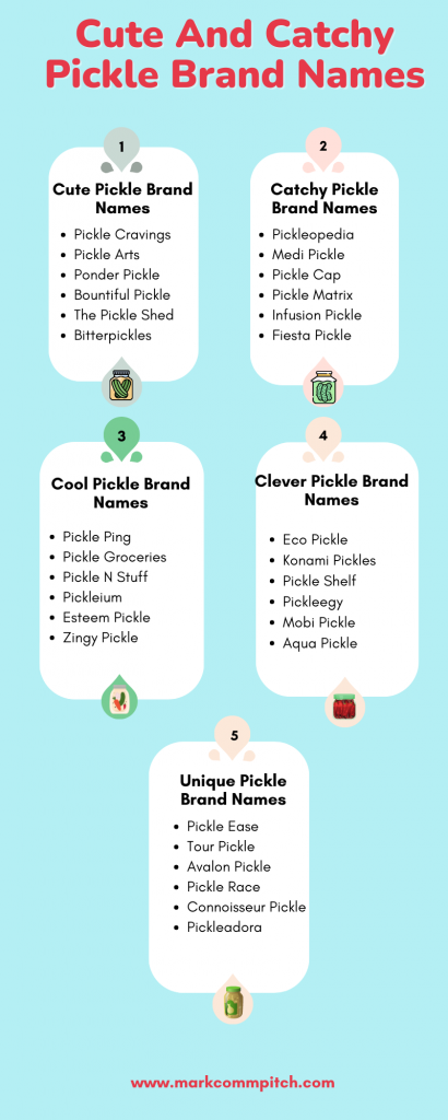 350+ Pickle Brand Names Ideas, Catchy Pickle Business Names