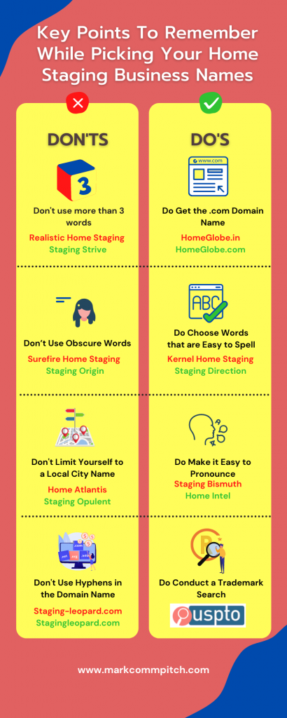 450 Cute And Catchy Home Staging Business Names