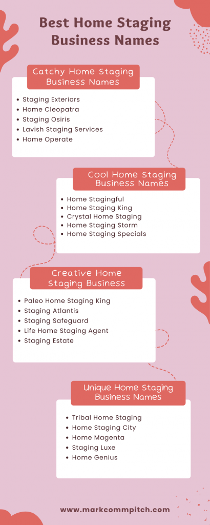 450 Cute And Catchy Home Staging Business Names