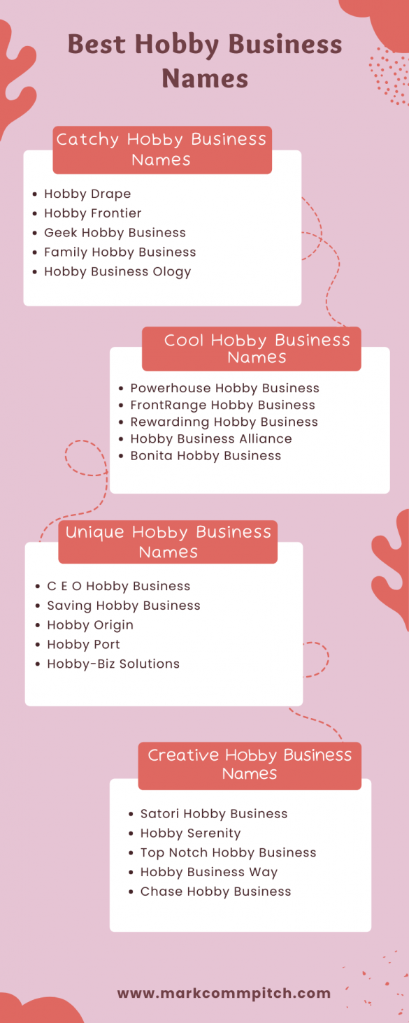 200+ Hobby Business Names, Catchy and Unique Hobby Trade Names