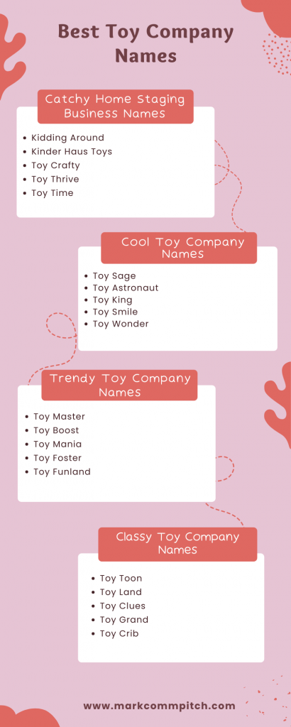 500 Of The Best Toy Company Names