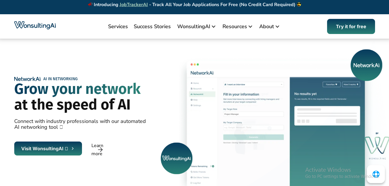 NetworkAI | Streamlined Job Networking Tool