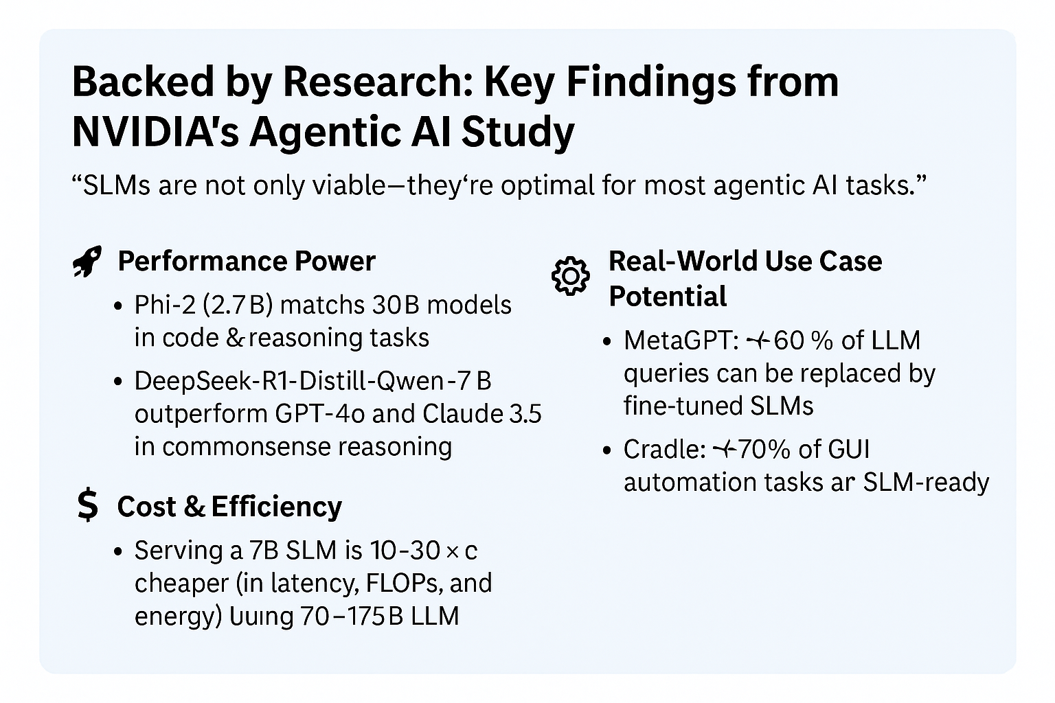 Small Language Models Are The Future Of Agentic AI (According To NVIDIA)